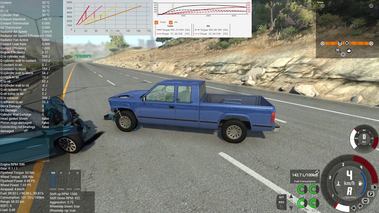 BeamNG Gravil D25 V8 Diesel - YouTube