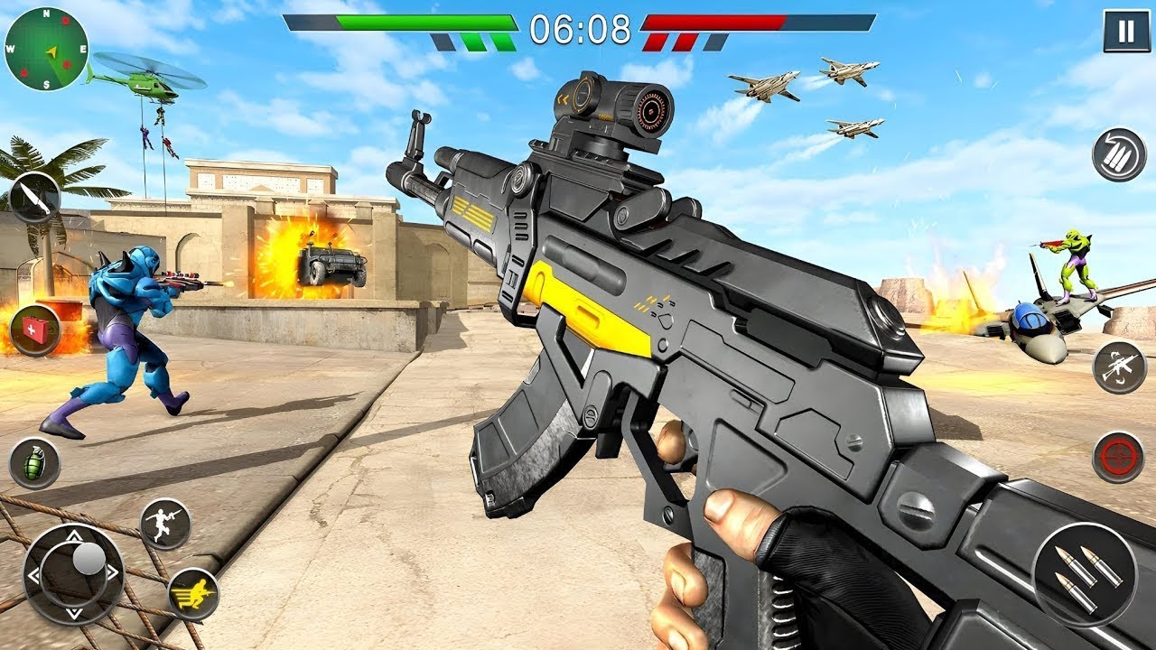 Robot Fps Shooting Strike 2 _ Modern Robot Gun Shooting Games - Android ...