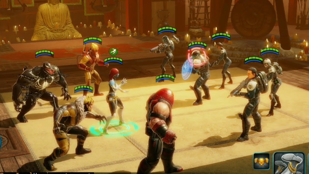 Brotherhood w/o Magneto vs Shield Minions w/o Nick Fury - Marvel Strike ...