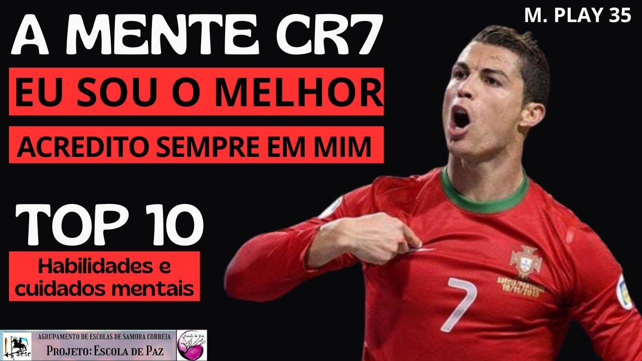 M.PLAY 35 - A MENTE DE CR7 (TOP 10 HABILIDADES E CUIDADOS MENTAIS) - YouTube