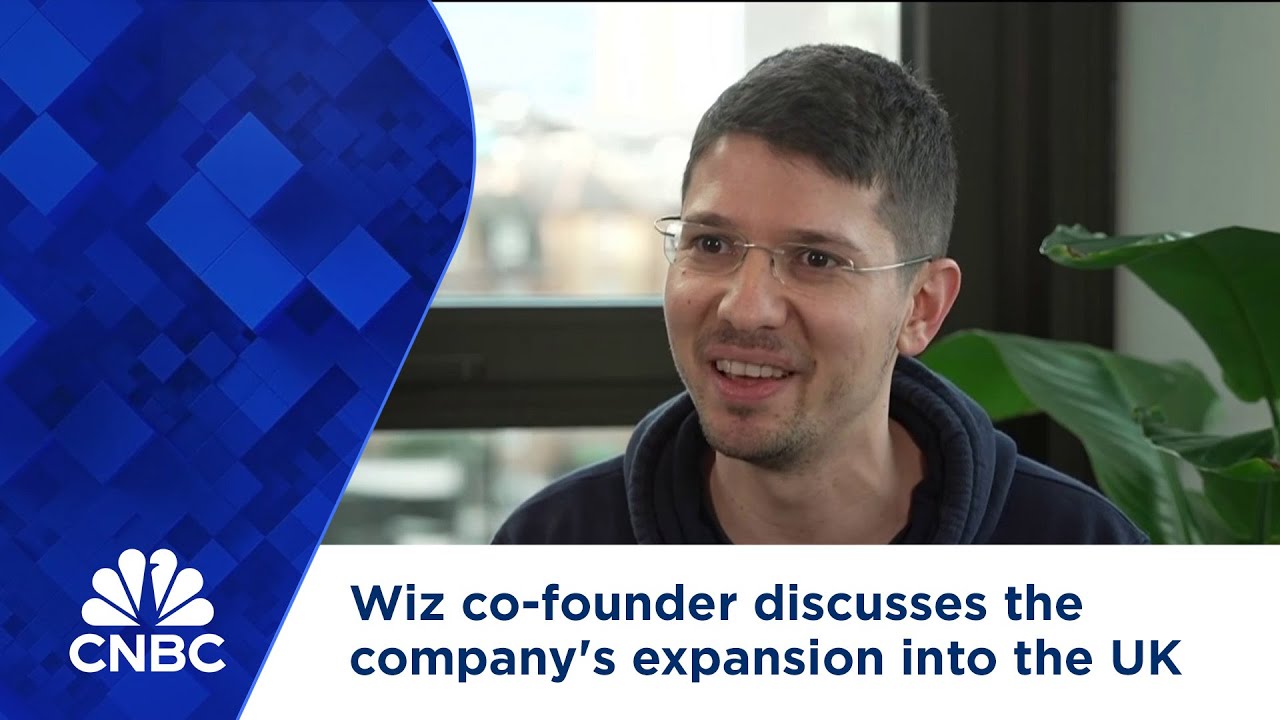 Wiz co-founder discusses the company's expansion into the UK - YouTube