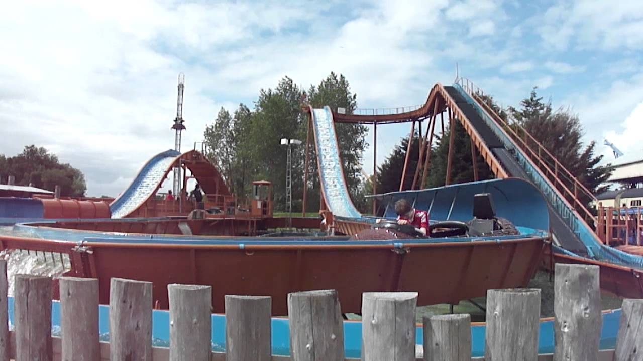 Timber Falls at Pleasurewood Hills - YouTube
