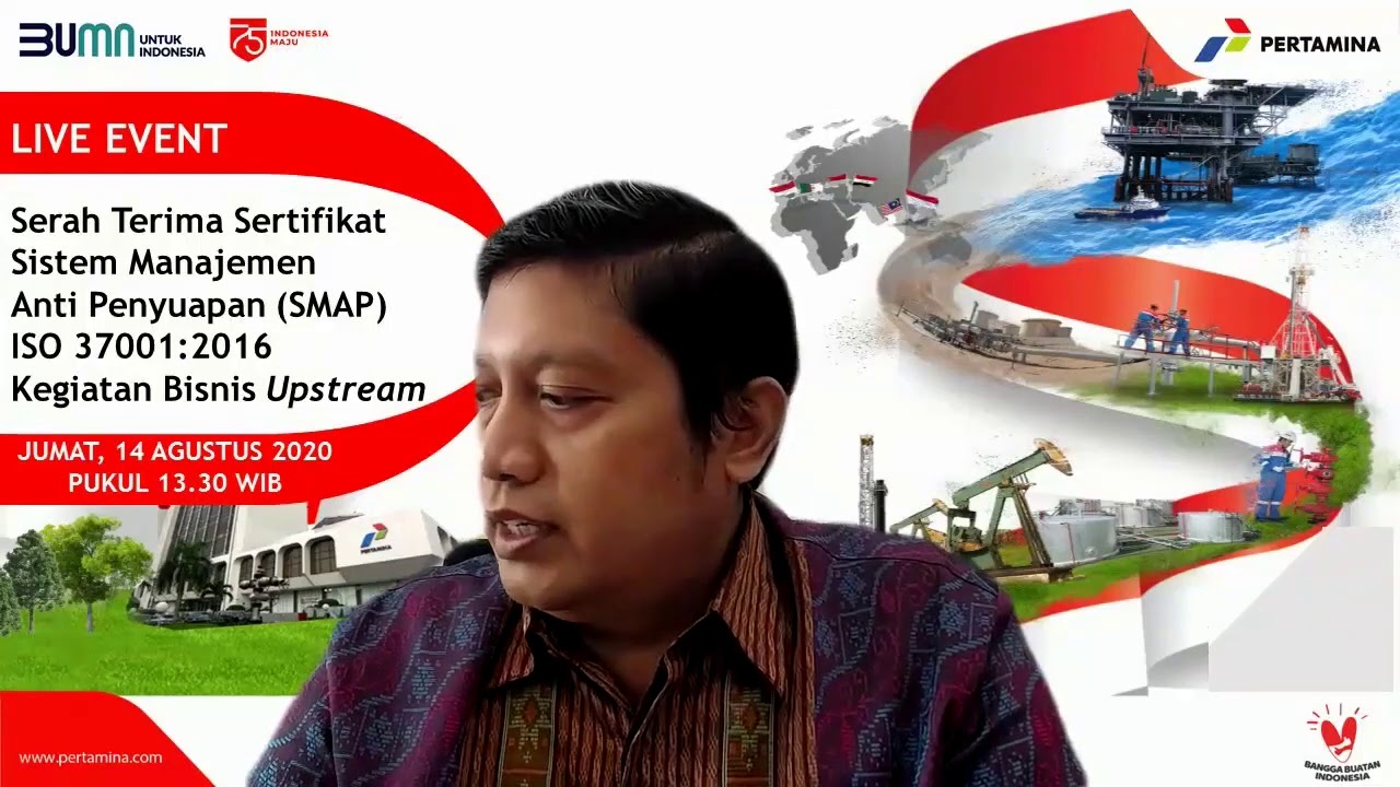 New Pertamina Clean Serah Terima Sertifikat SMAP ISO 37001 2016 ...