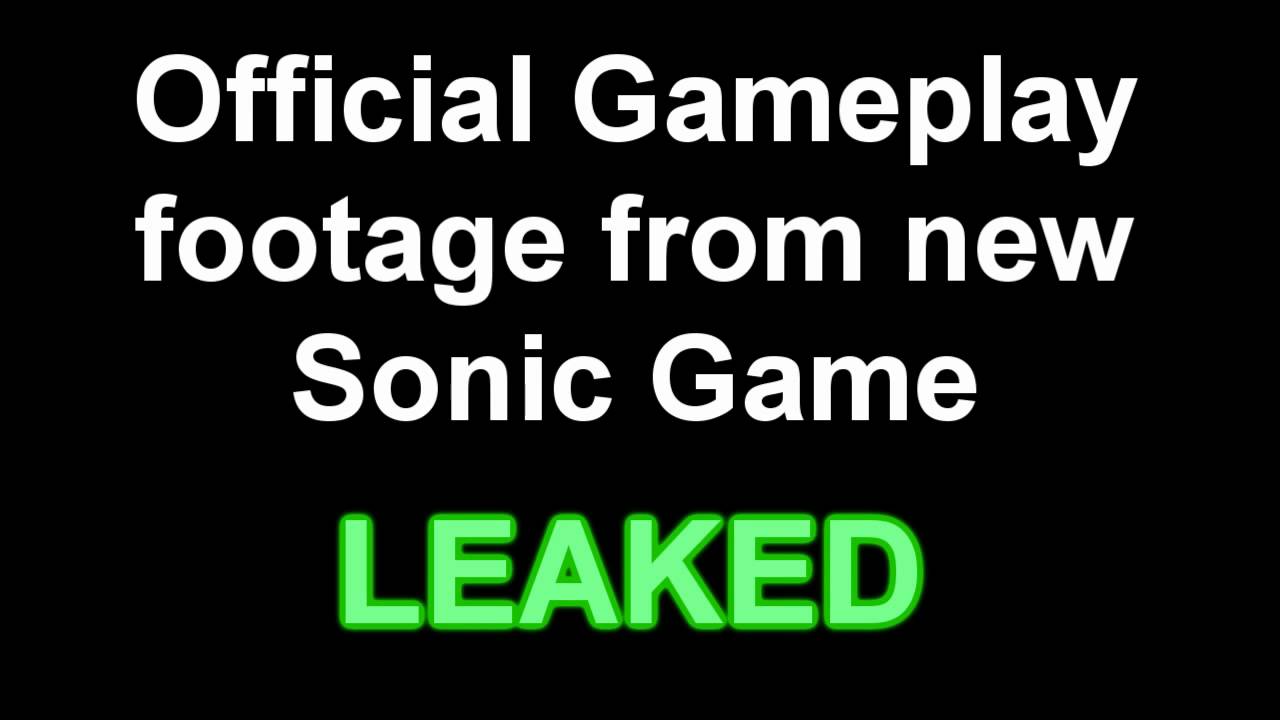 New Sonic Game (Project NeedleMouse) Leaked GamePlay footage HD Real ...