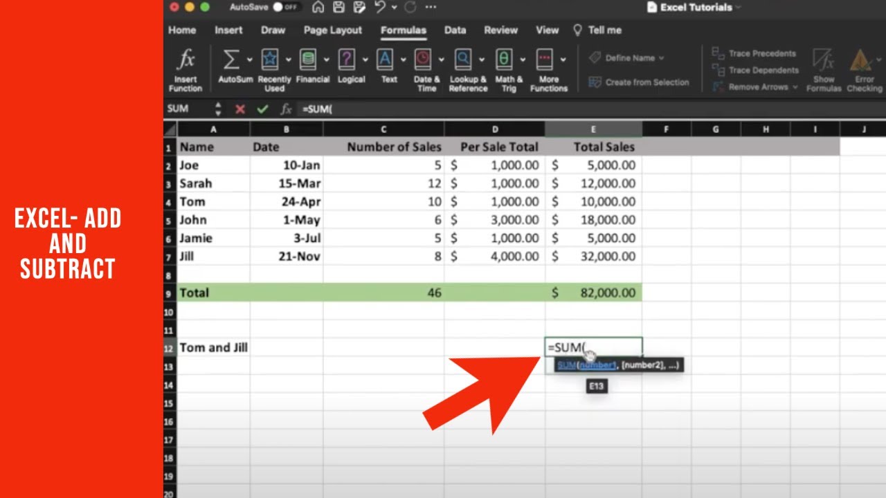 How To Add Or Subtract In Excel YouTube how-to-add-or-subtract-in-excel-youtube