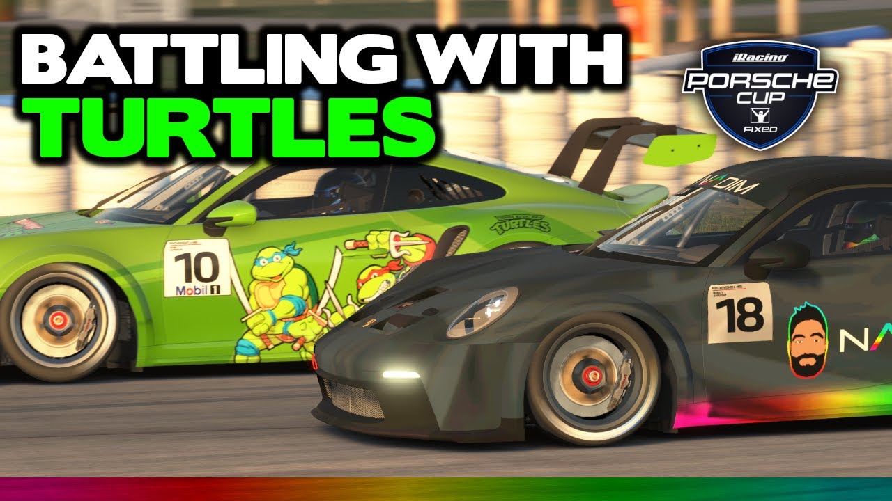 Battling with Turtles | Porsche Cup Fixed @ Sebring (with Laekwondo ...