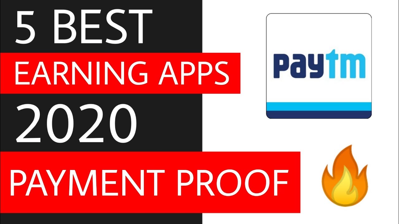 TOP 5 BEST EARNING APPS 2020 FOR ANDROID | EARN MONEY BY ANDROID APPS ...
