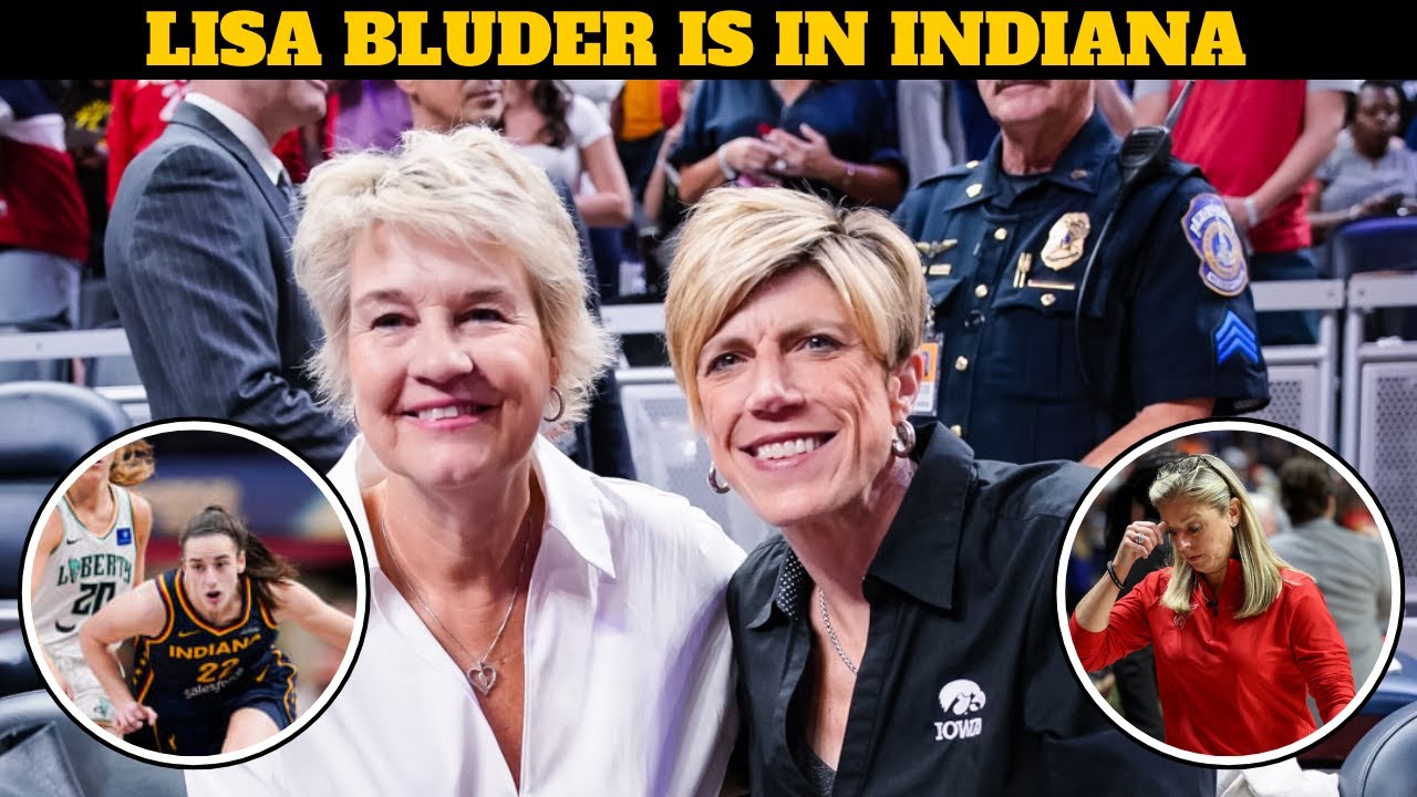Here's why Lisa Bluder was in Indiana at a Fever game - YouTube