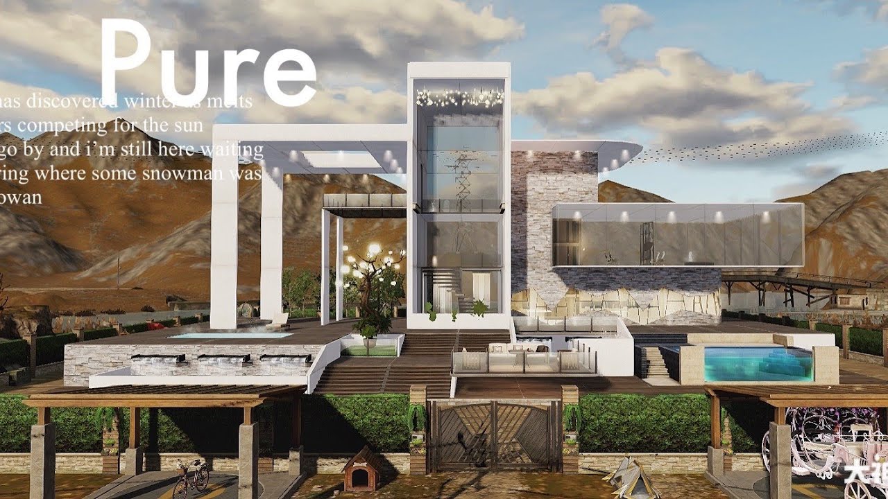 LifeAfter Double Manor Design - Pure - YouTube