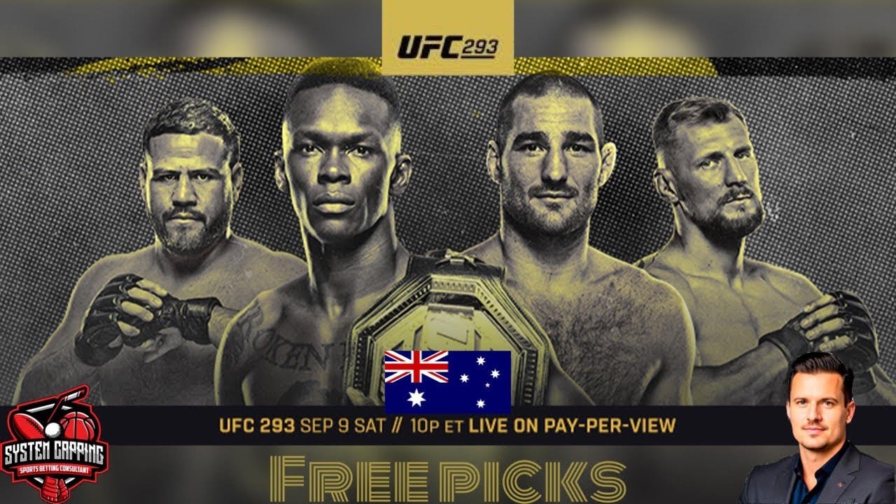 UFC 293 Free Picks - YouTube