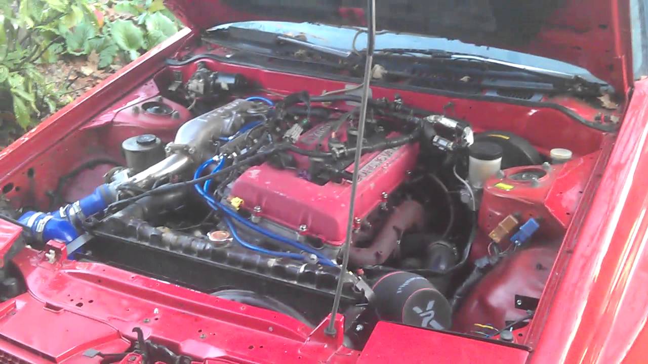 Nissan Silvia FJ20ET with SR20DET ECU (not) the first start - YouTube