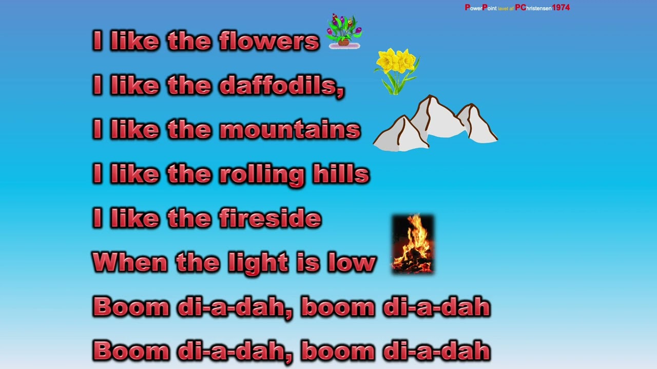 I like the flowers - YouTube