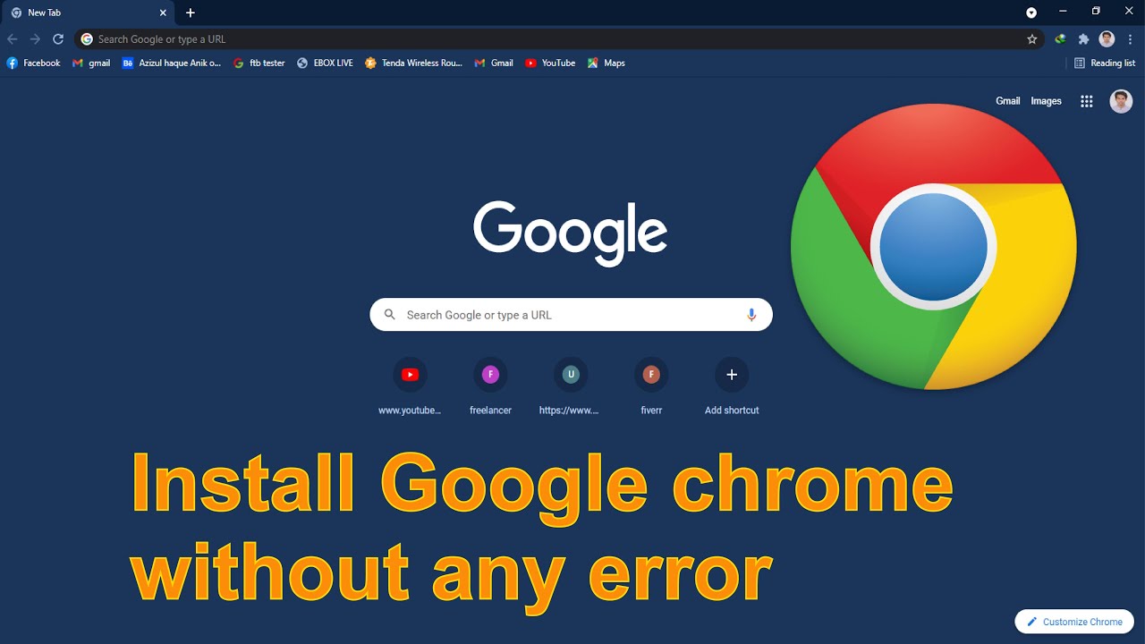 Google chrome install process windows 7, 8, 10 without any error ...