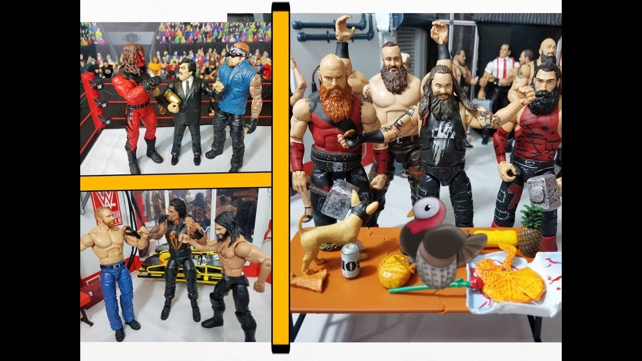 WWE ACTION FIGURE SET UP THANKSGIVING SPECIAL - YouTube