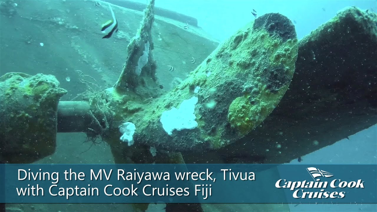 Dive the MV Raiyawa, Fiji's Newest Wreck | Diving with Captain Cook ...