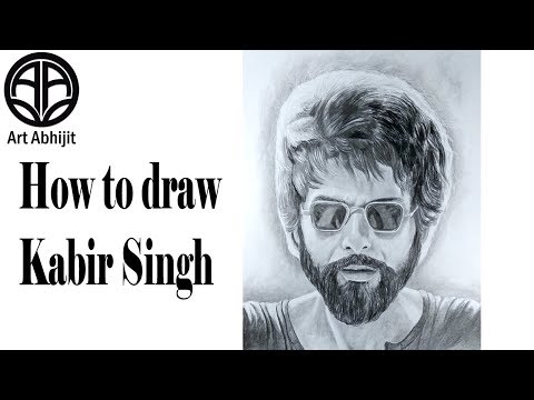 How to draw Kabir Singh