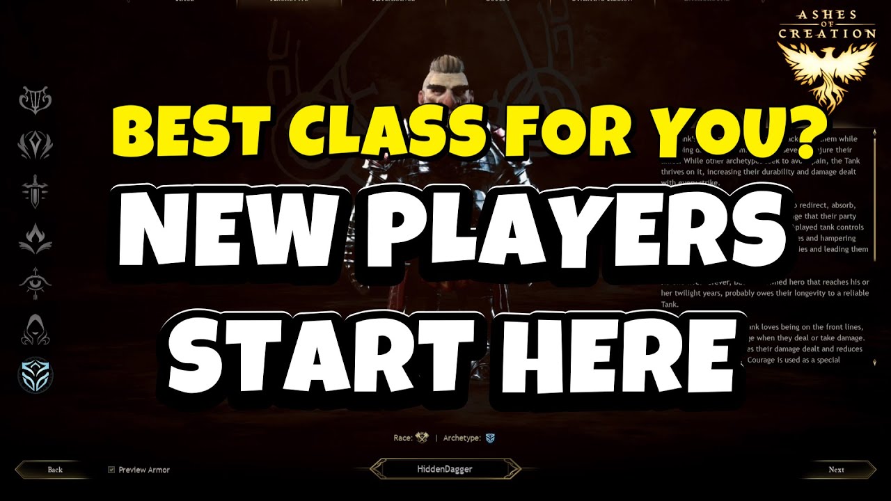Ashes of Creation Beginner Guide All 8 Archetypes Explained and Ranked ...