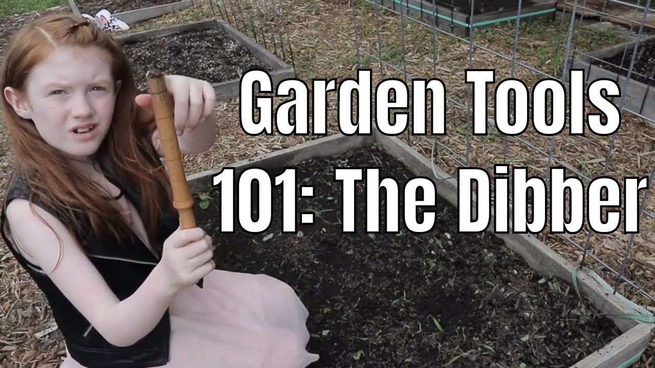 How To Use A Dibber Garden Tool - YouTube