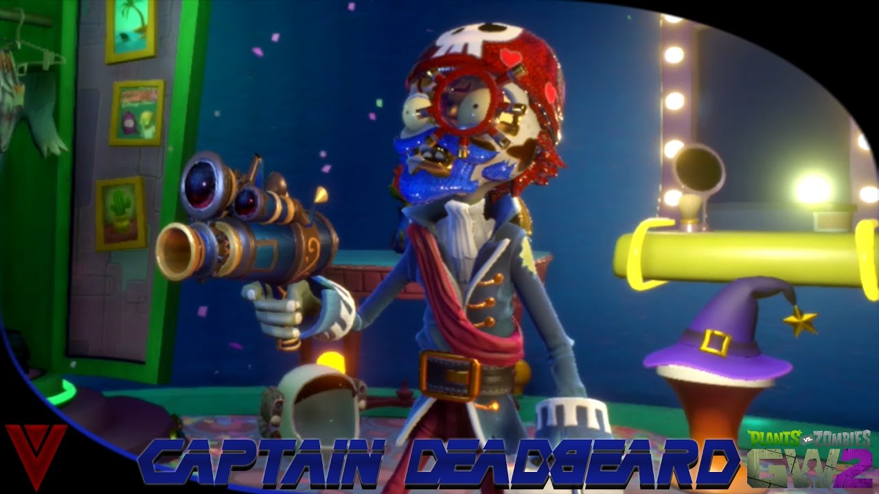 Plants Vs Zombies Garden Warfare 2 Gems - Captain Deadbeard - YouTube