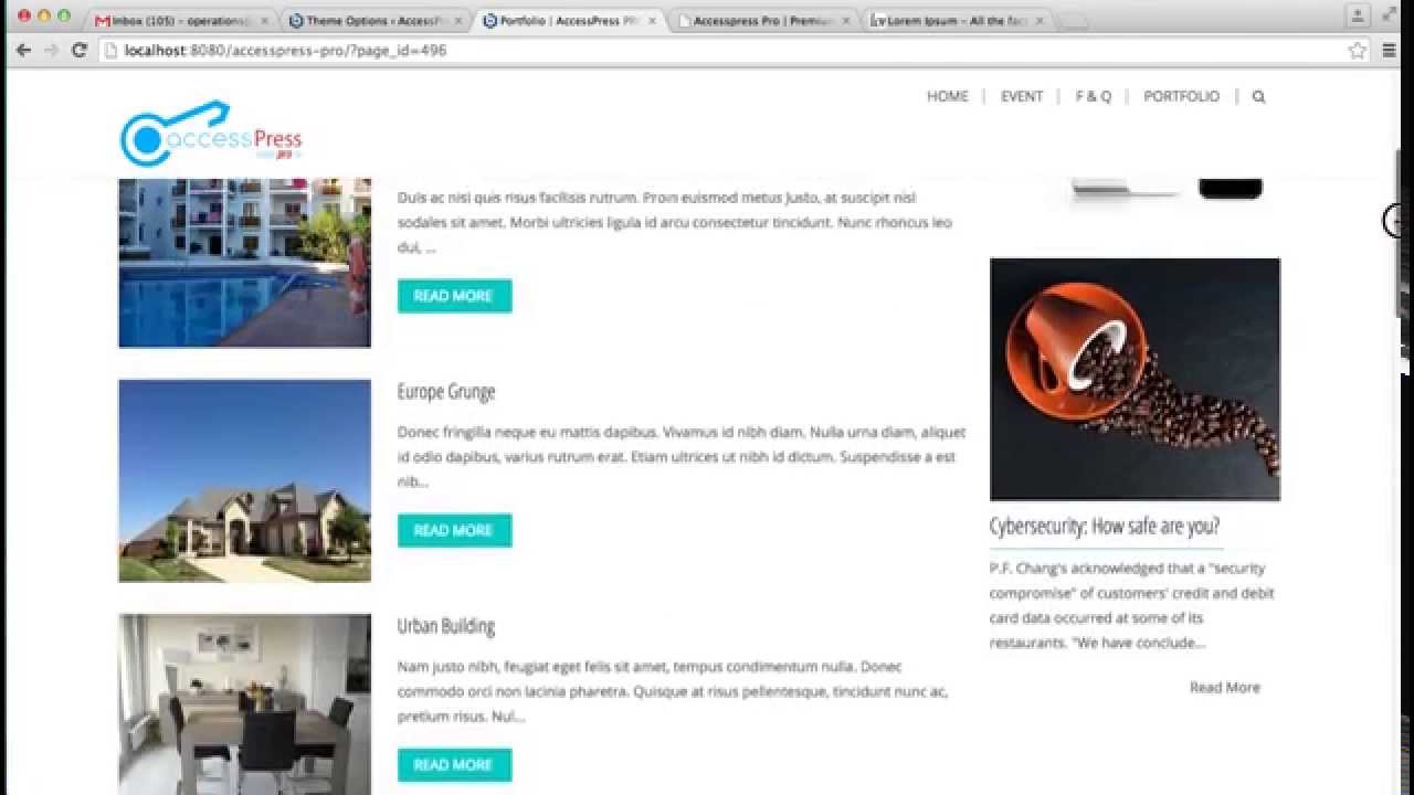 Perfect Premium WordPress Theme AccessPress Pro - How to Setup Portfolio | WordPress Tutorial ...