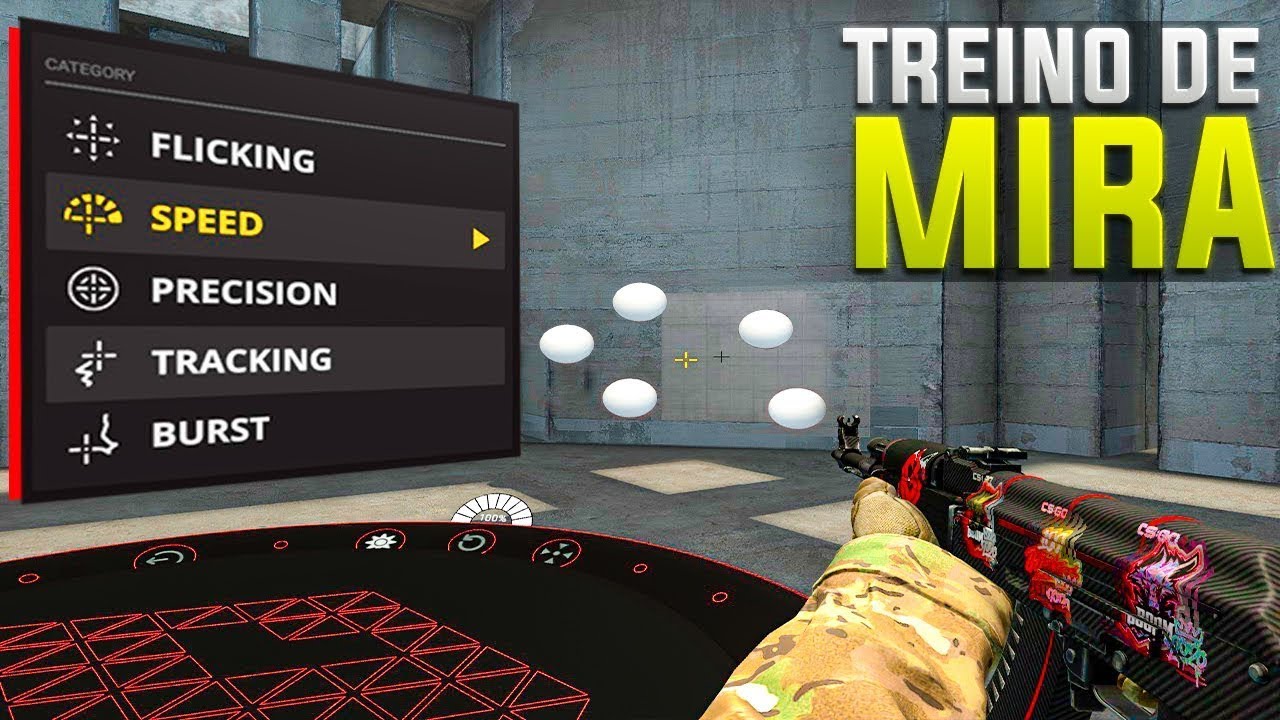 O MELHOR MAPA PARA AQUECER E MELHORAR A SUA MIRA NO CS2 - SUBA DE NÍVEL ...