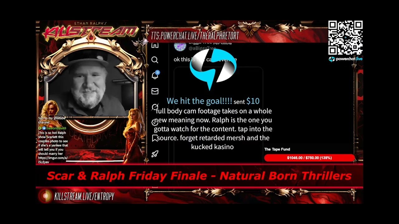 Ethan Ralph's argument with Scarlett on the Killstream 13 March 2026 ...