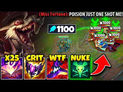 I made Miss Fortune rage with my Super Poison Twitch build... (THIS IS BULLYING)