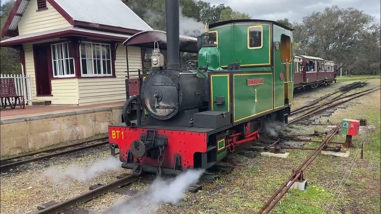 Betty Thompson Taming The Mussel Pool Line - Bennett Brook Railway - YouTube