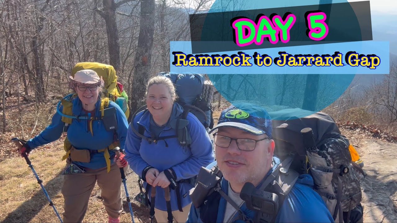 Appalachian Trail 2024, Day 5,Ramrock Mtn to Jarrard Gap. Woody Gap ...