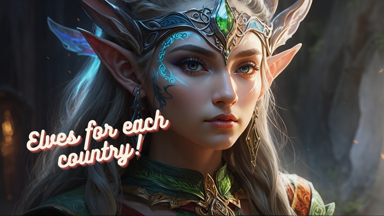 I Ask AI To Create Elves for Each Country! (Journey To The Elven Realms ...