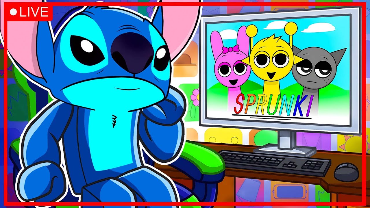 🔴Stitch disappointed in playing Sprunki Retake #9 - YouTube