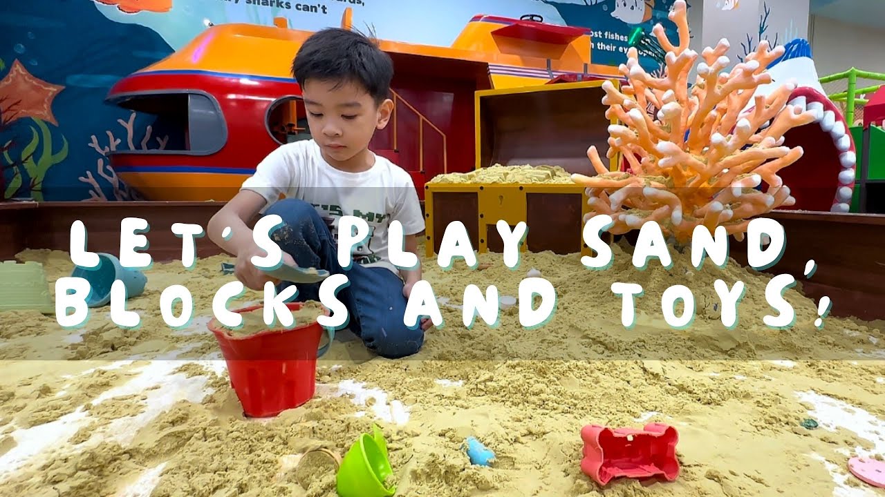 Let’s Play Sand, Blocks and Toys with Lyle! #places #fun #youtube - YouTube