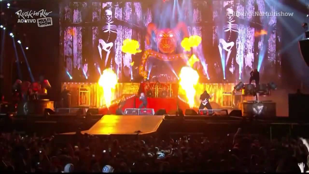 Slipknot - The Heretic Anthem (555 to the 666) Live At Rock In Rio 2015 ...
