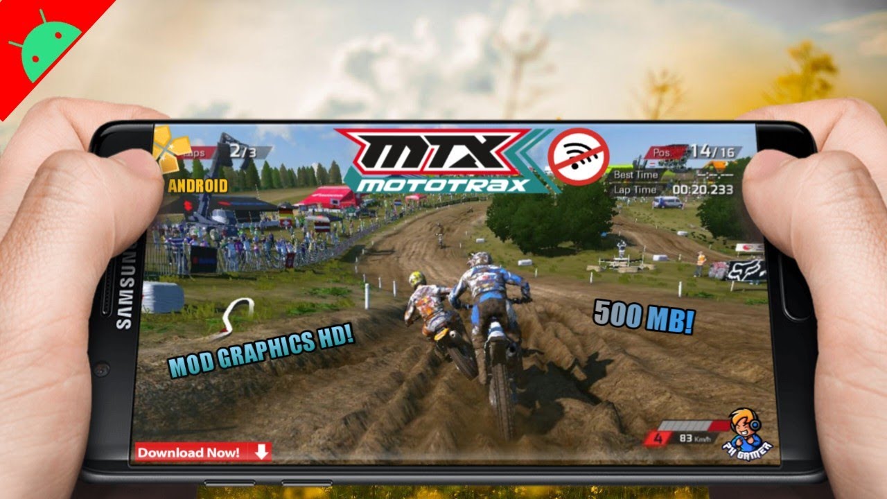Motocross Mtx Mototrax | Mod Graphics HD! PSP Android Offline' - YouTube