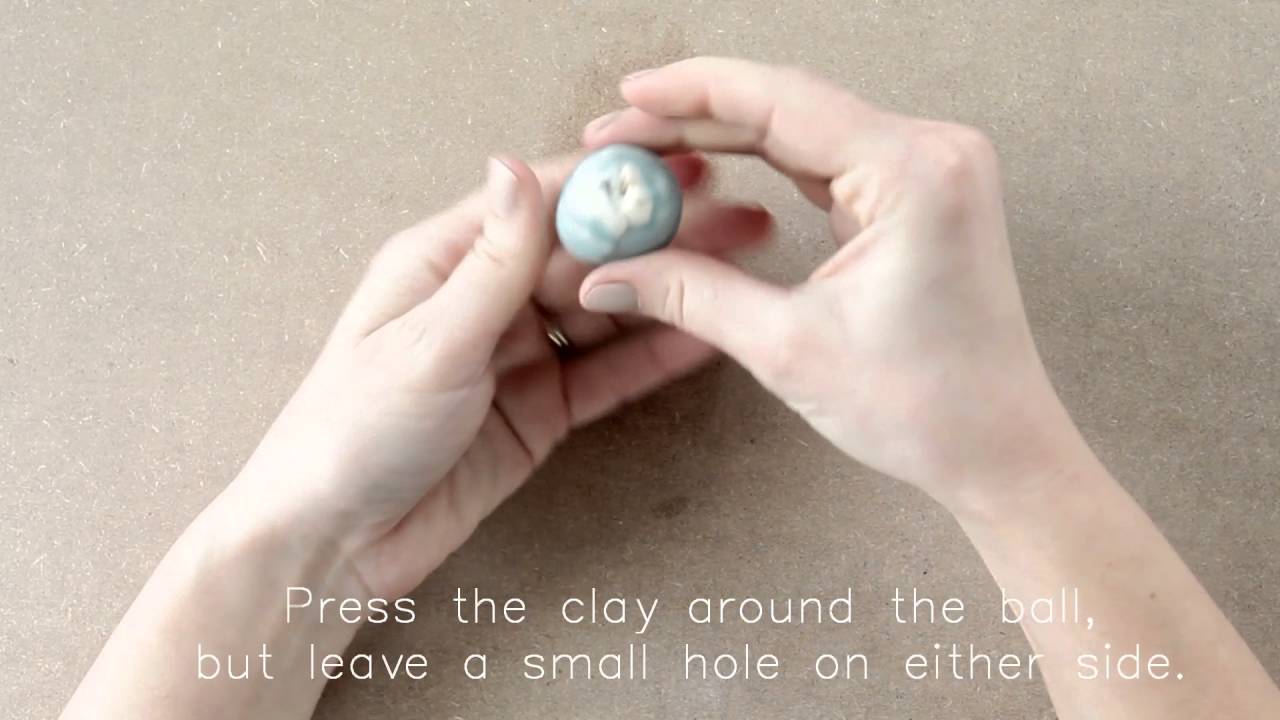 Technique How To Make HOLLOW Polymer Clay Beads Using Spun Cotton technique-how-to-make-hollow-polymer-clay-beads-using-spun-cotton