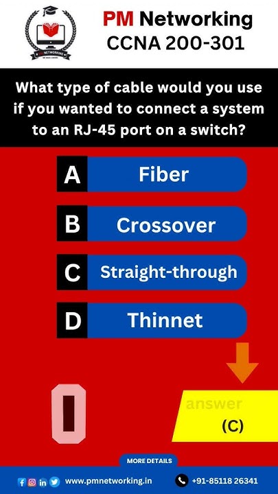 CCNA Exam Question with Answer #ccna #ccnp #network engineer #pmnetworking - YouTube
