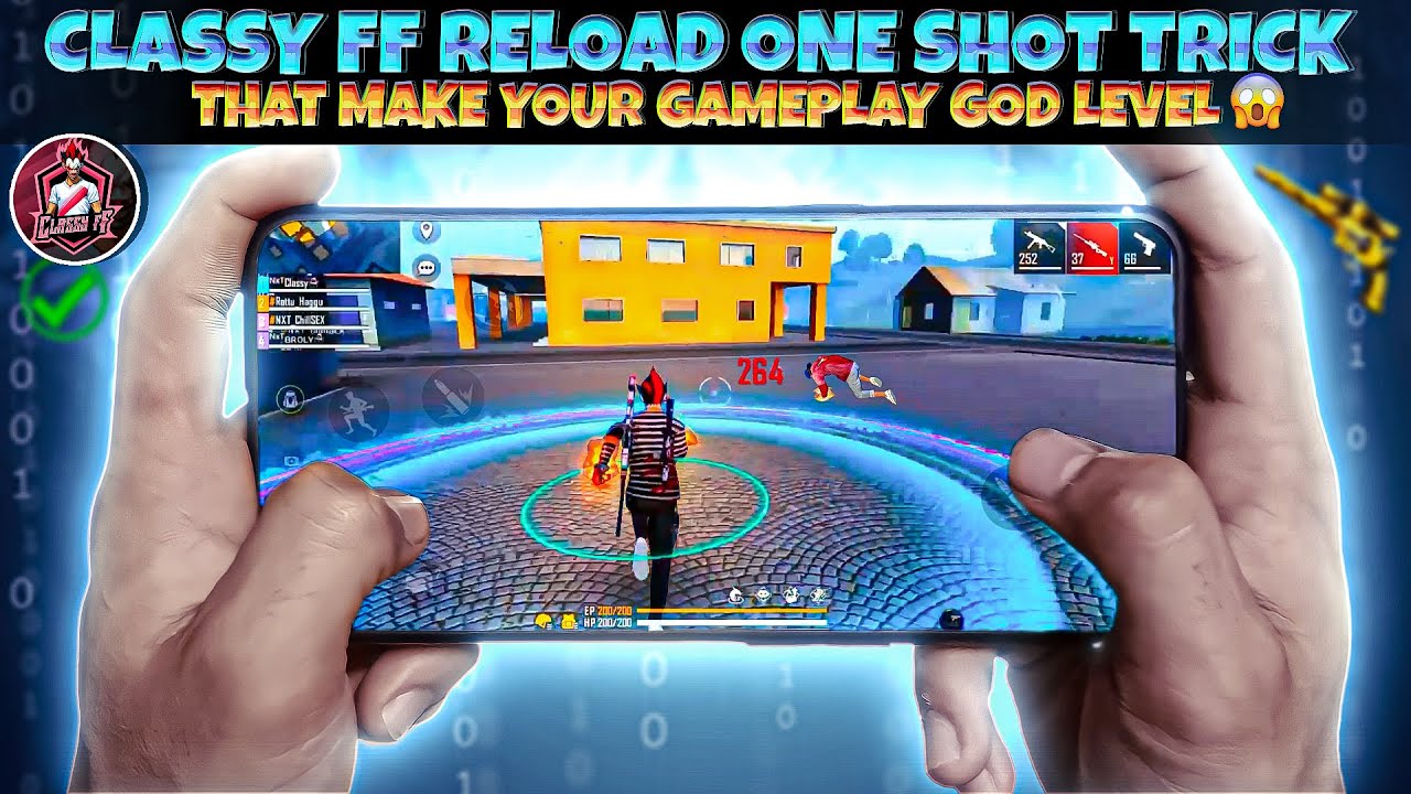 Classy Free Fire Reload One Tap Trick With Desert Eagle | One Tap Headshot Trick On Mobile - YouTube