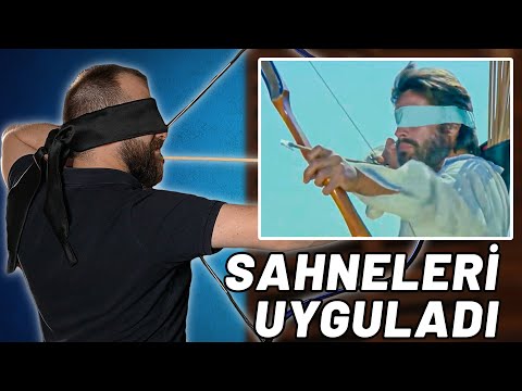 OKÇU FİLMLERDEKİ OK ATIŞ SAHNELERİNİ CANLANDIRIYOR!