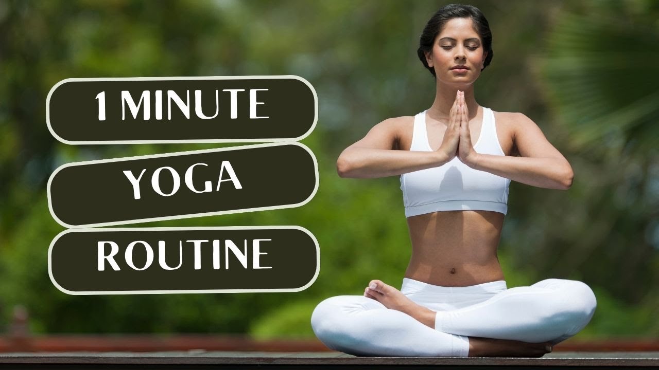 1 minute Yoga Meditation/ deep breathing: Deep Relaxation for Health ...