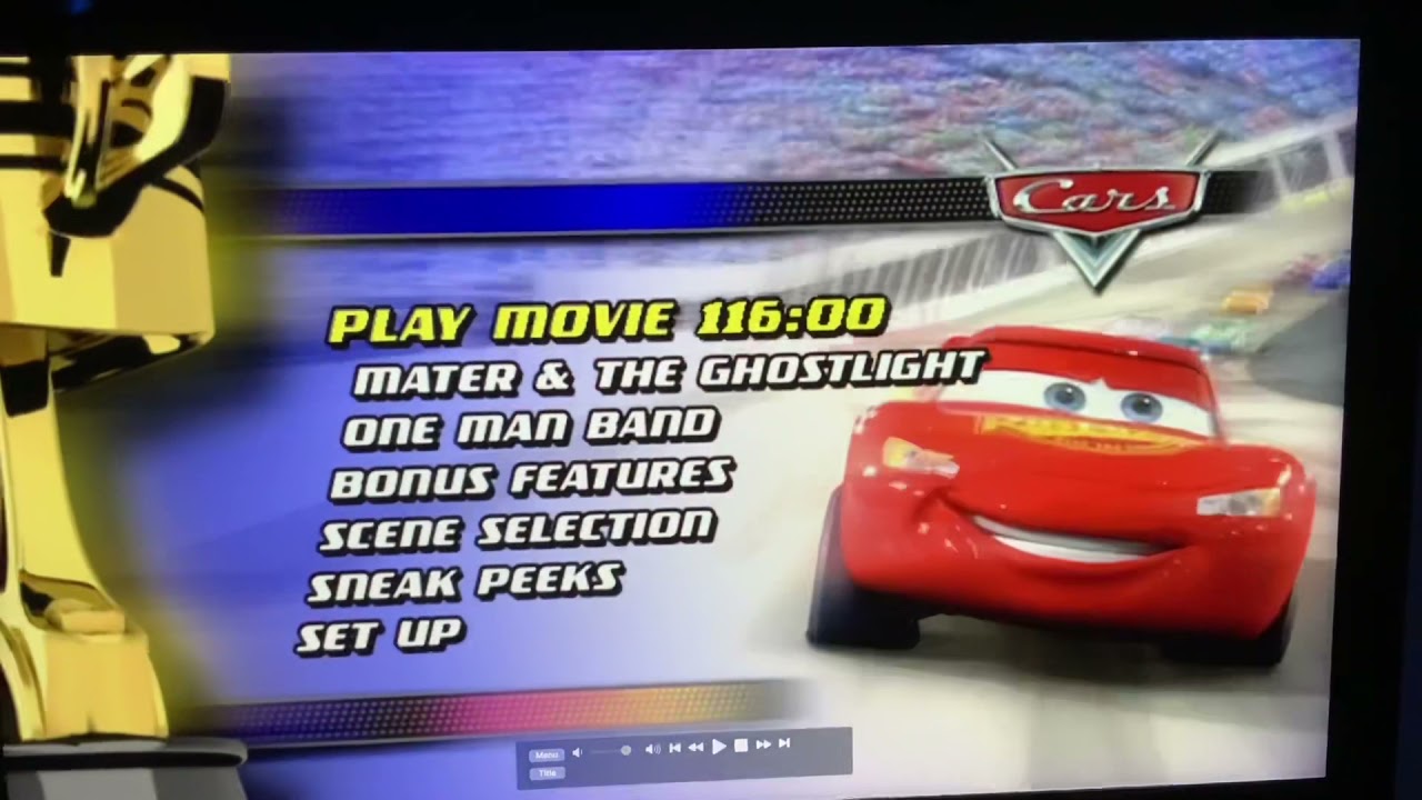 Cars 2006 dvd menu with real gone instrumental - YouTube