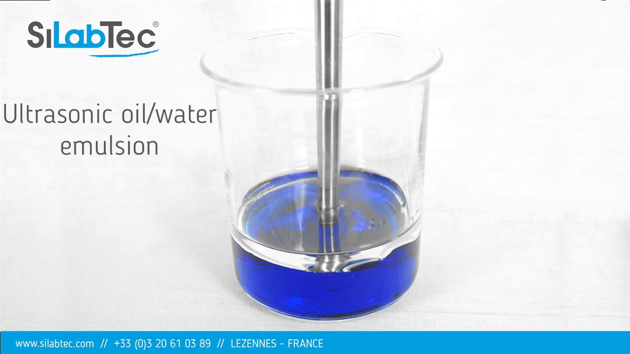 SinapTec - Emulsion ultrason // Ultrasonic emulsion - YouTube