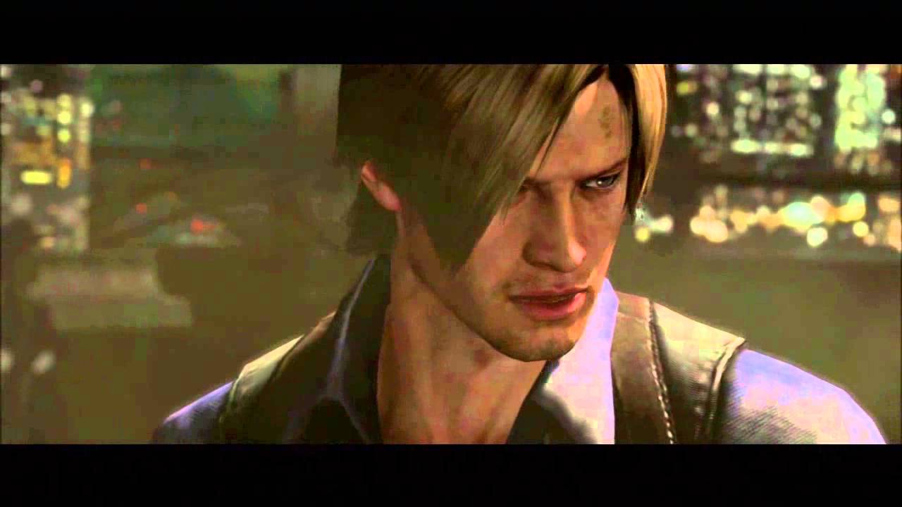 Resident Evil 6 (Leon Campaign) - Chapter 5 Cutscene - Leon and Chris ...