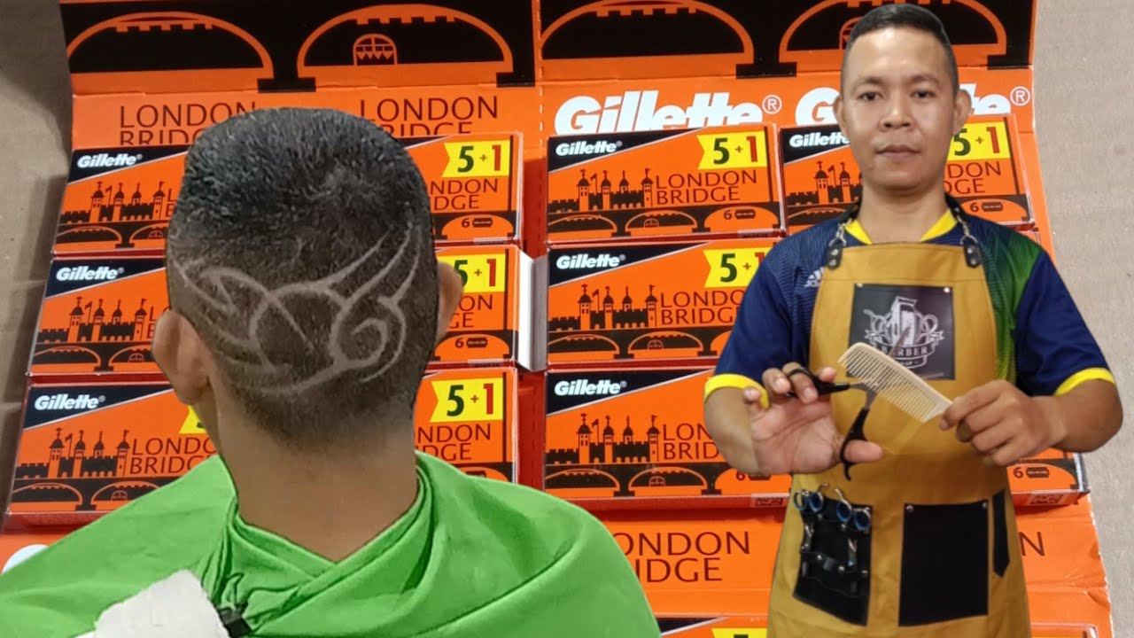 Cara Bikin Hairtatto Garis Rambut Gampang Dan Simpel - YouTube