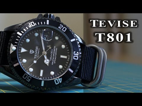 Tevise T801 automatic watch full review #177