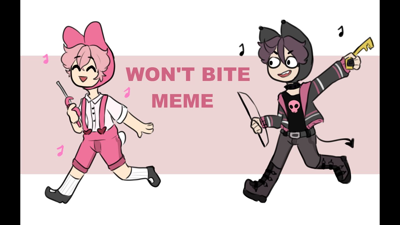 Won't bite || MEME || Onegai my melody Genderbend - YouTube