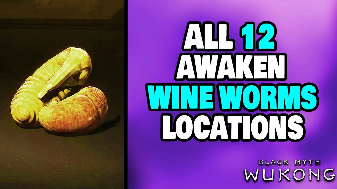 ALL 12 Awaken Wine Worm Locations in Black Myth: Wukong - YouTube