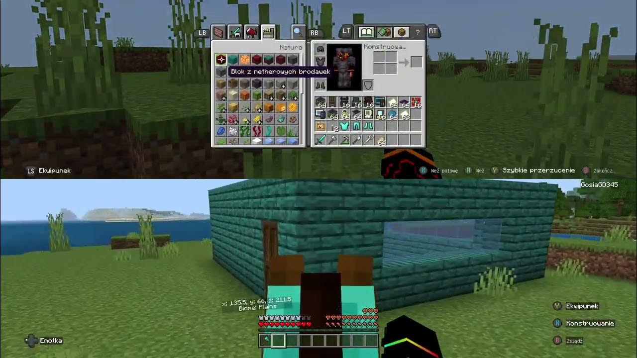 Minecraft splitscreen komputery 2 osoby AntekGD16 part 2 - YouTube