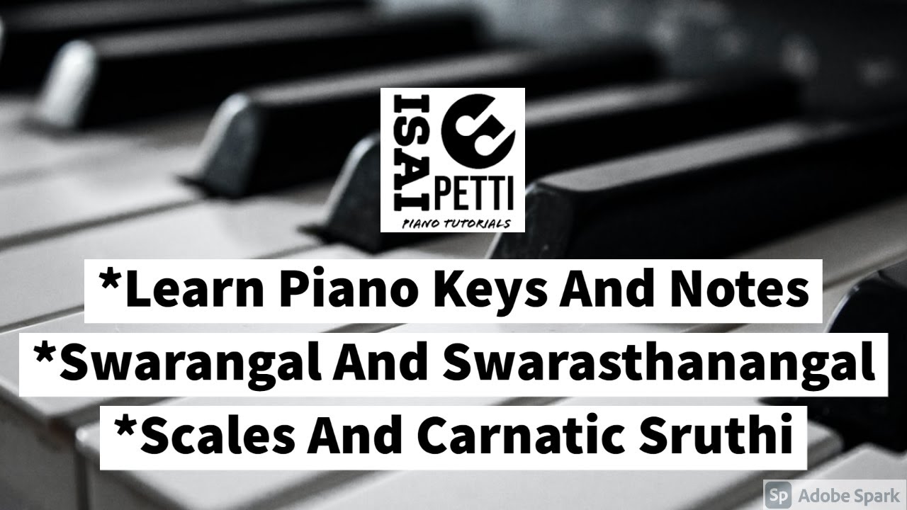 Learn Piano Keys, Swarangal And Scales | Learn Keyboard Step By Step ...