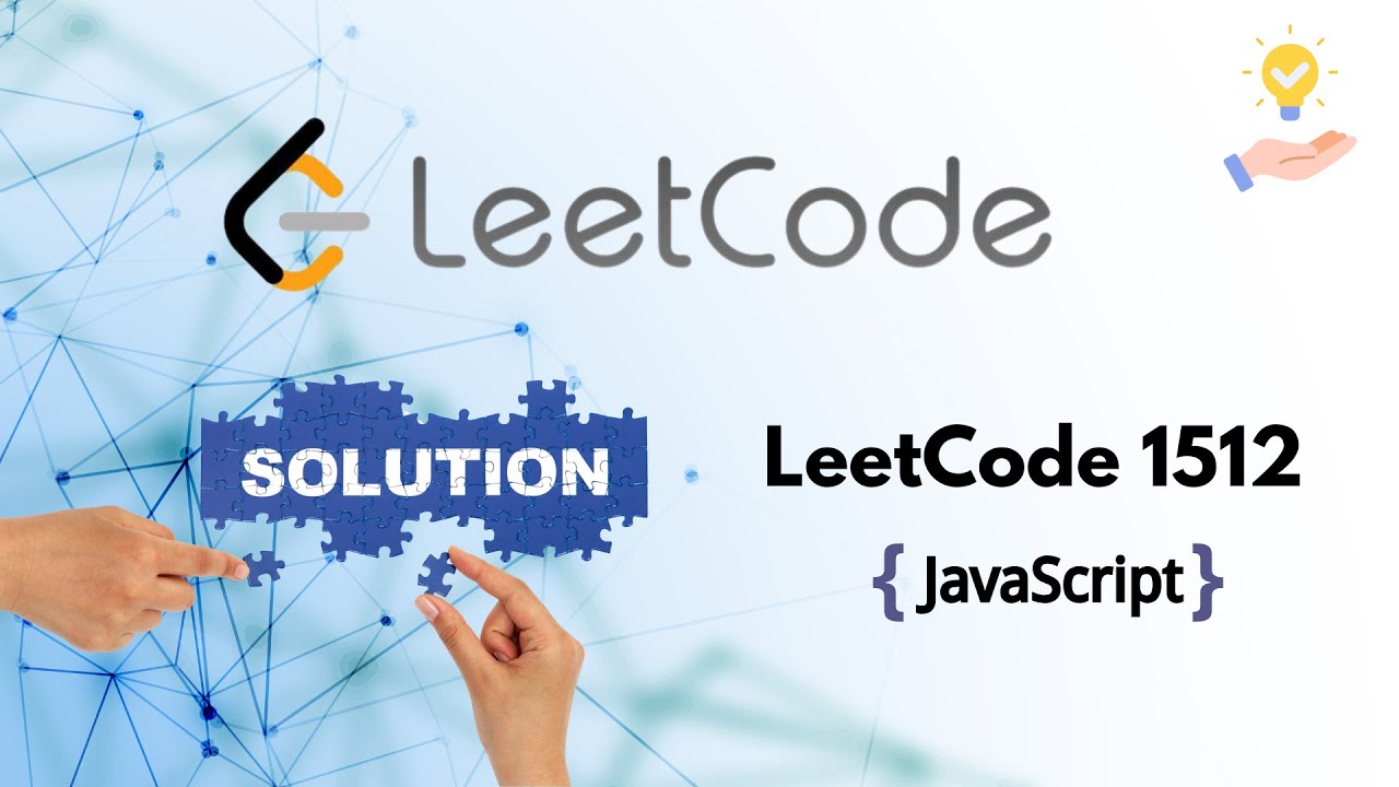 Leetcode Problem 1512 Count Good Pairs Javascript Solution Youtube 2481