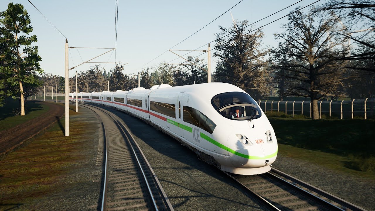 TSW 3 | ICE 3 Anfahrt und Notbremse - YouTube